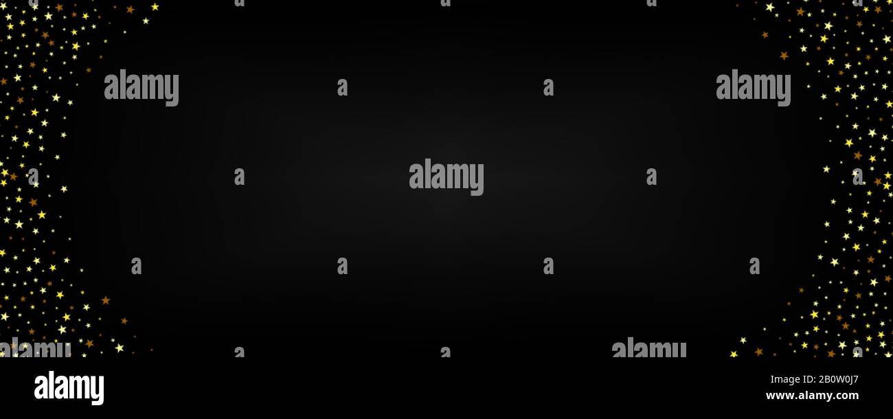 Vector luxury black background with gold sparklers Stock Vector Image ...