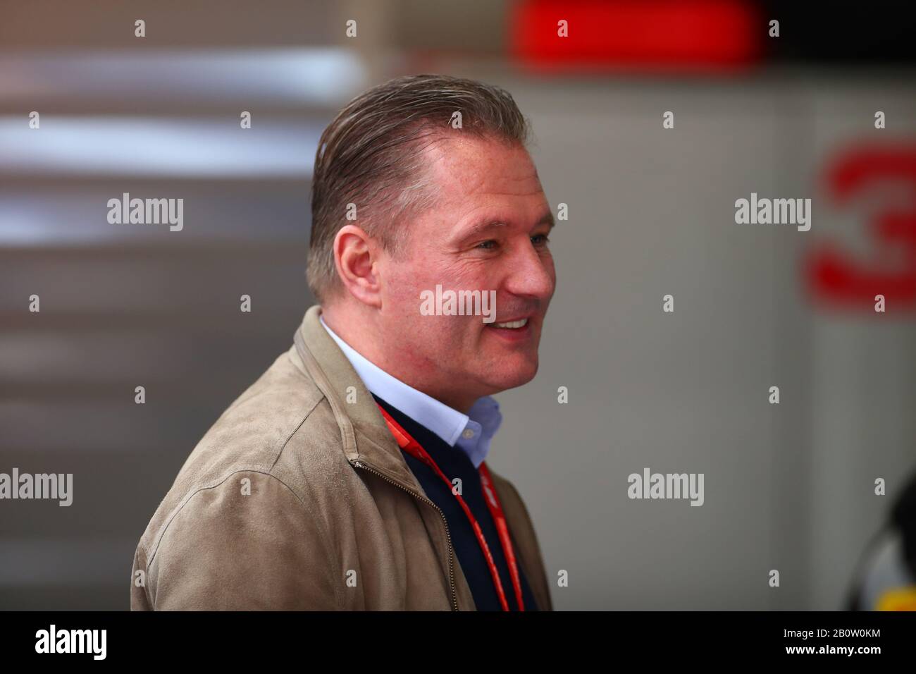 Barcelona, Spain. 21st Feb, 2020. Jos Verstappen father of Max ...