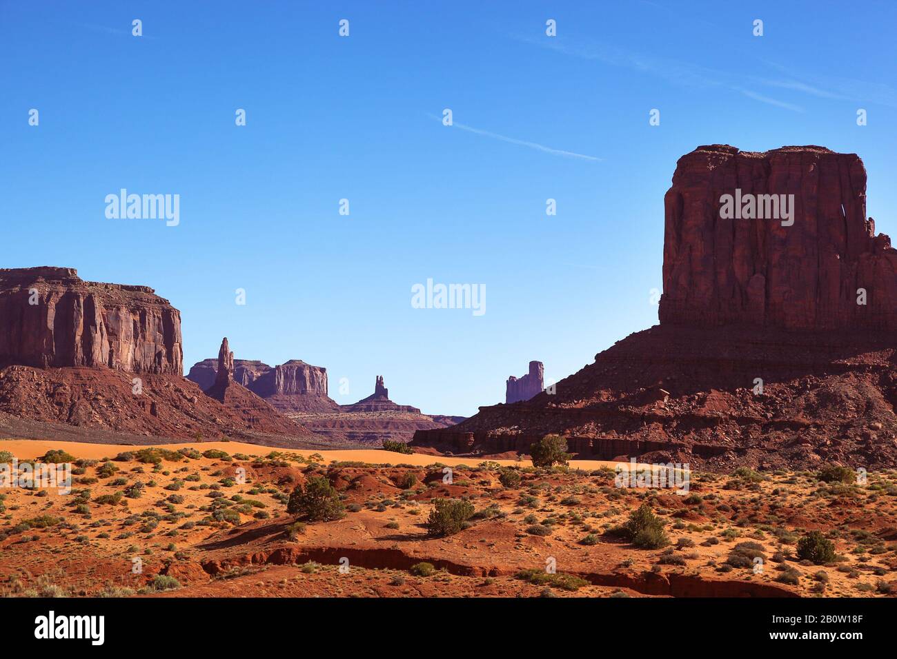 Monument Valley landscape, Utah, USA Stock Photo - Alamy