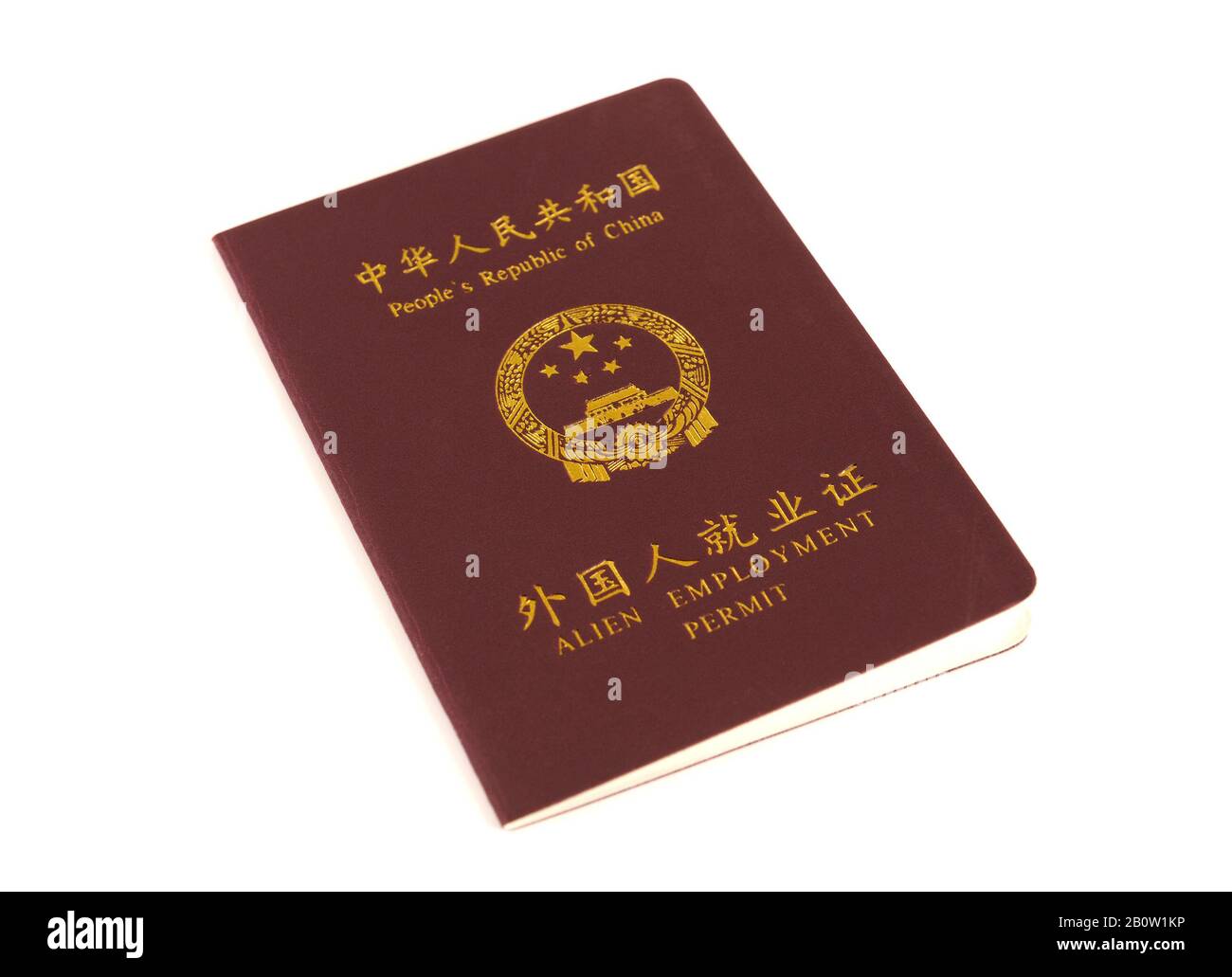 Working permit Cut Out Stock Images & Pictures - Alamy