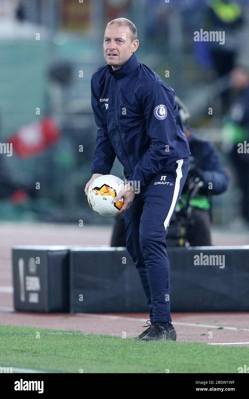 Jess Thorup manager of KAA Gent during the UEFA Europa League match ...