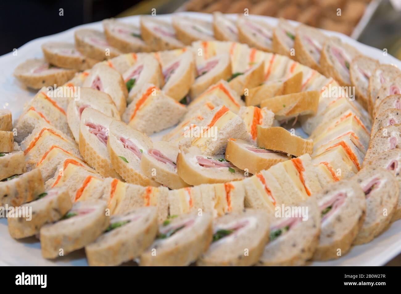 Club sandwiches plate hi-res stock photography and images - Alamy
