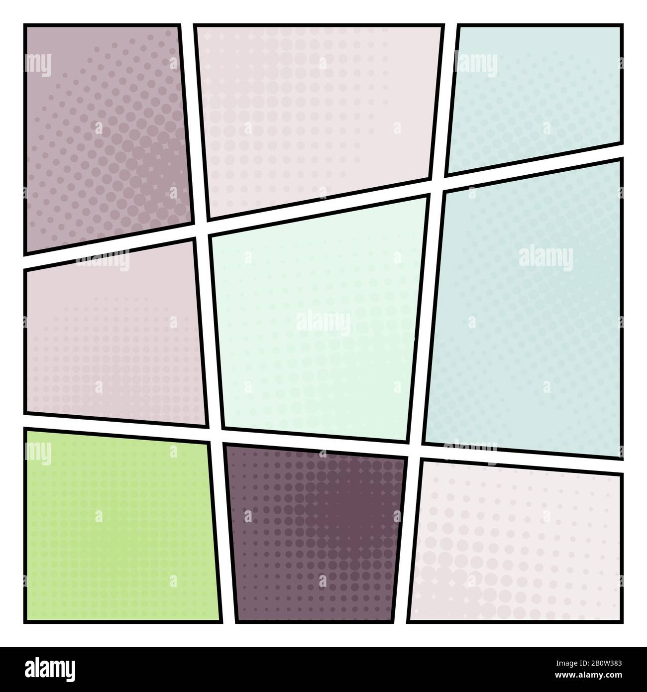 Comic halftone background, vector illustration Stock Vector Image & Art ...