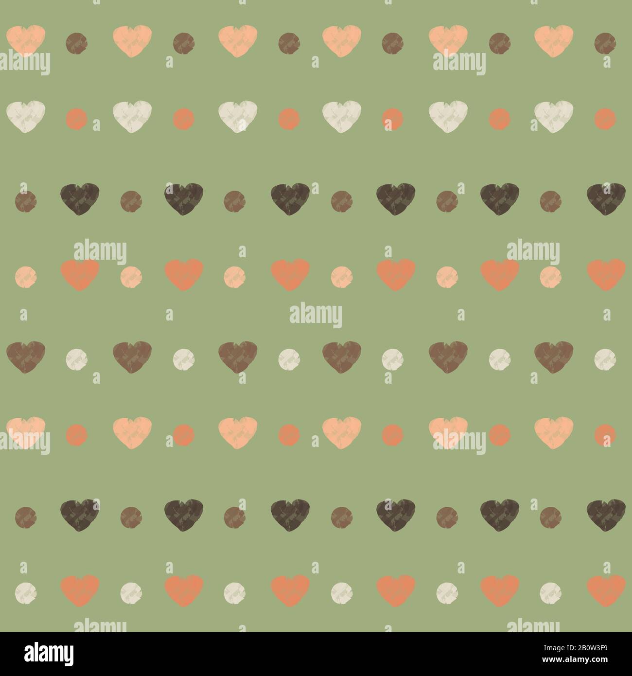 Heart polka dots vector Stock Vector Images - Alamy
