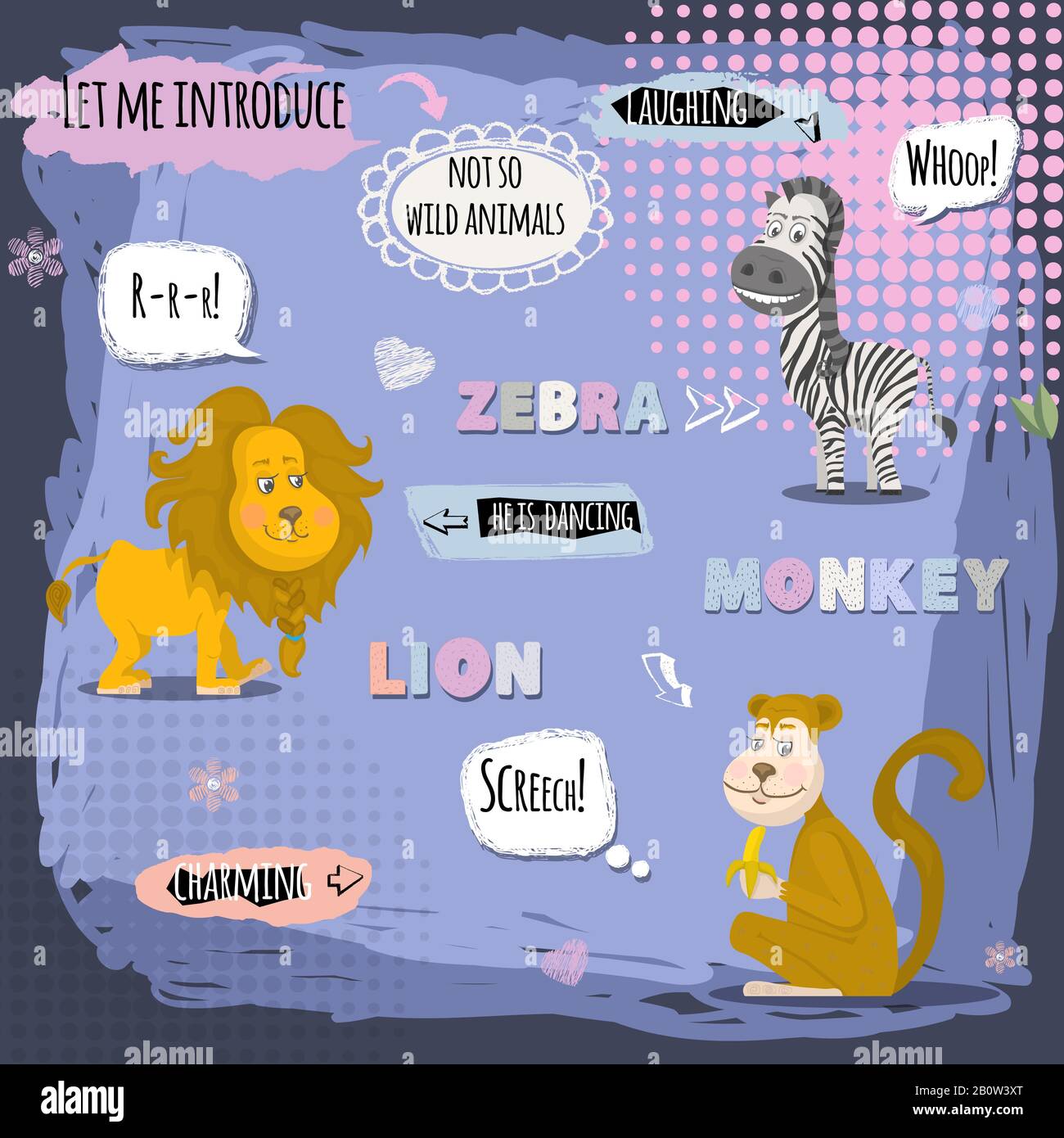 Australian zoo animals Stock Vector Images - Alamy