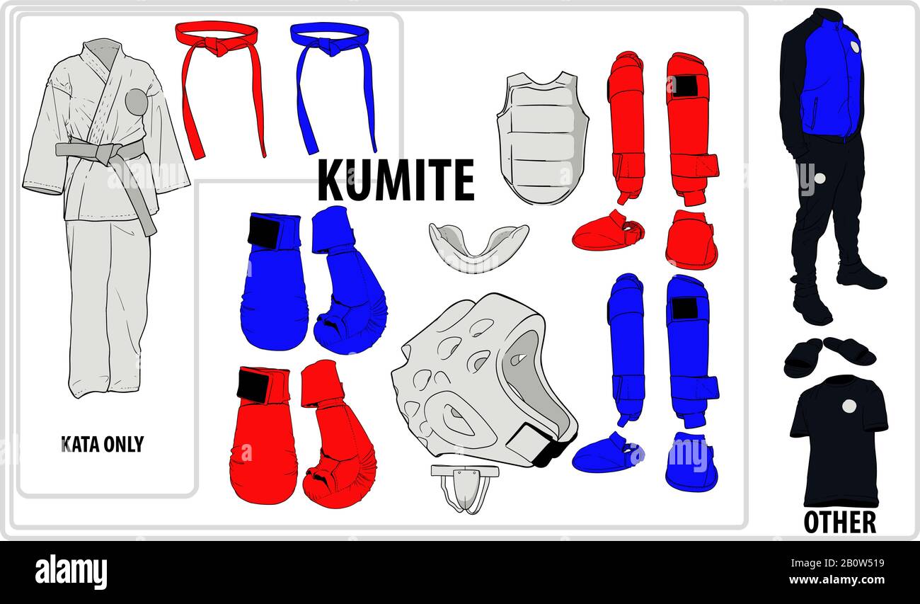 Martial arts uniform Stock Vector Images - Alamy