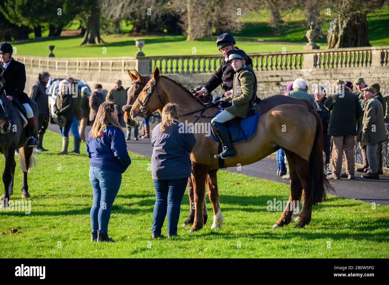 Old english hunting scene hi-res stock photography and images - Alamy