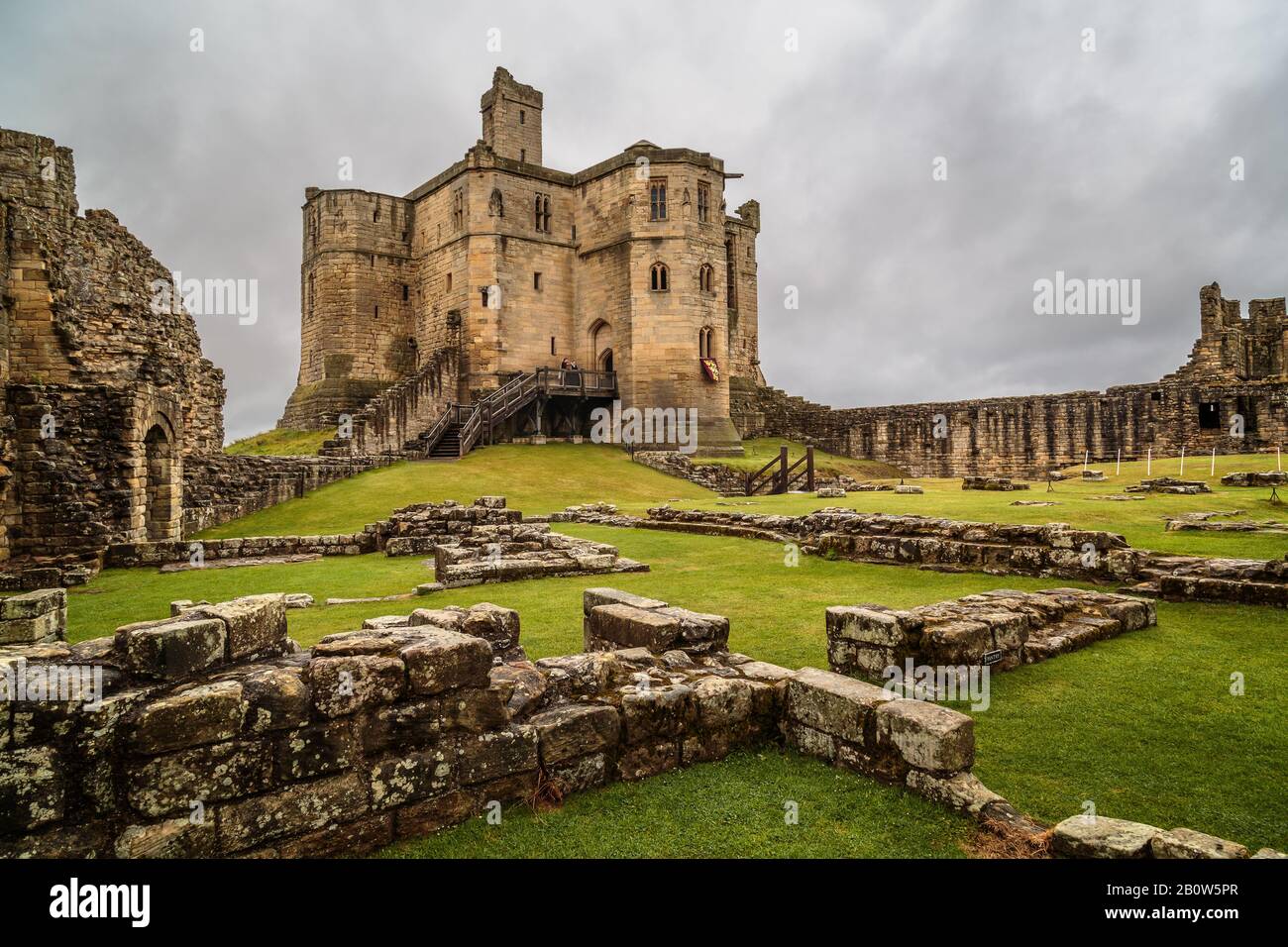 12th Century Castle And Keep Stock Photos & 12th Century Castle And ...