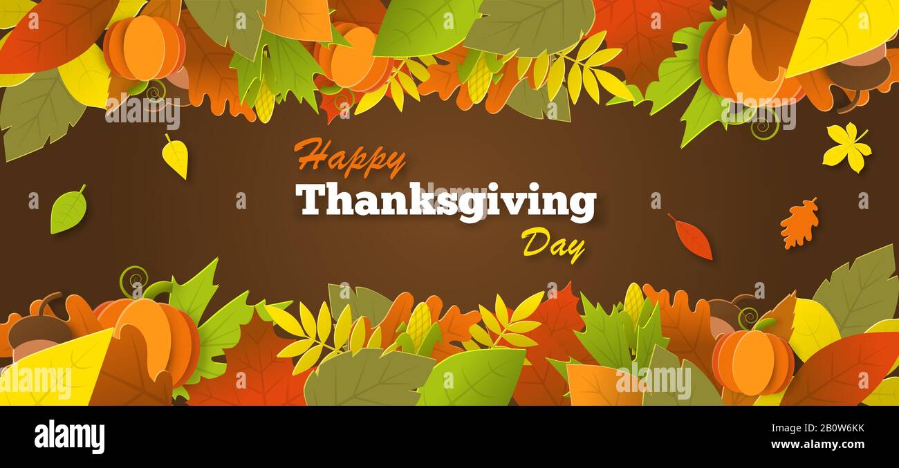 Thanksgiving holiday banner Stock Vector Image & Art - Alamy