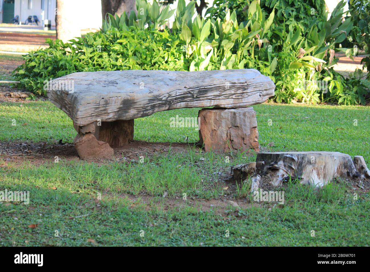 rock bench at Timber Creek, Australia Stock Photo - Alamy