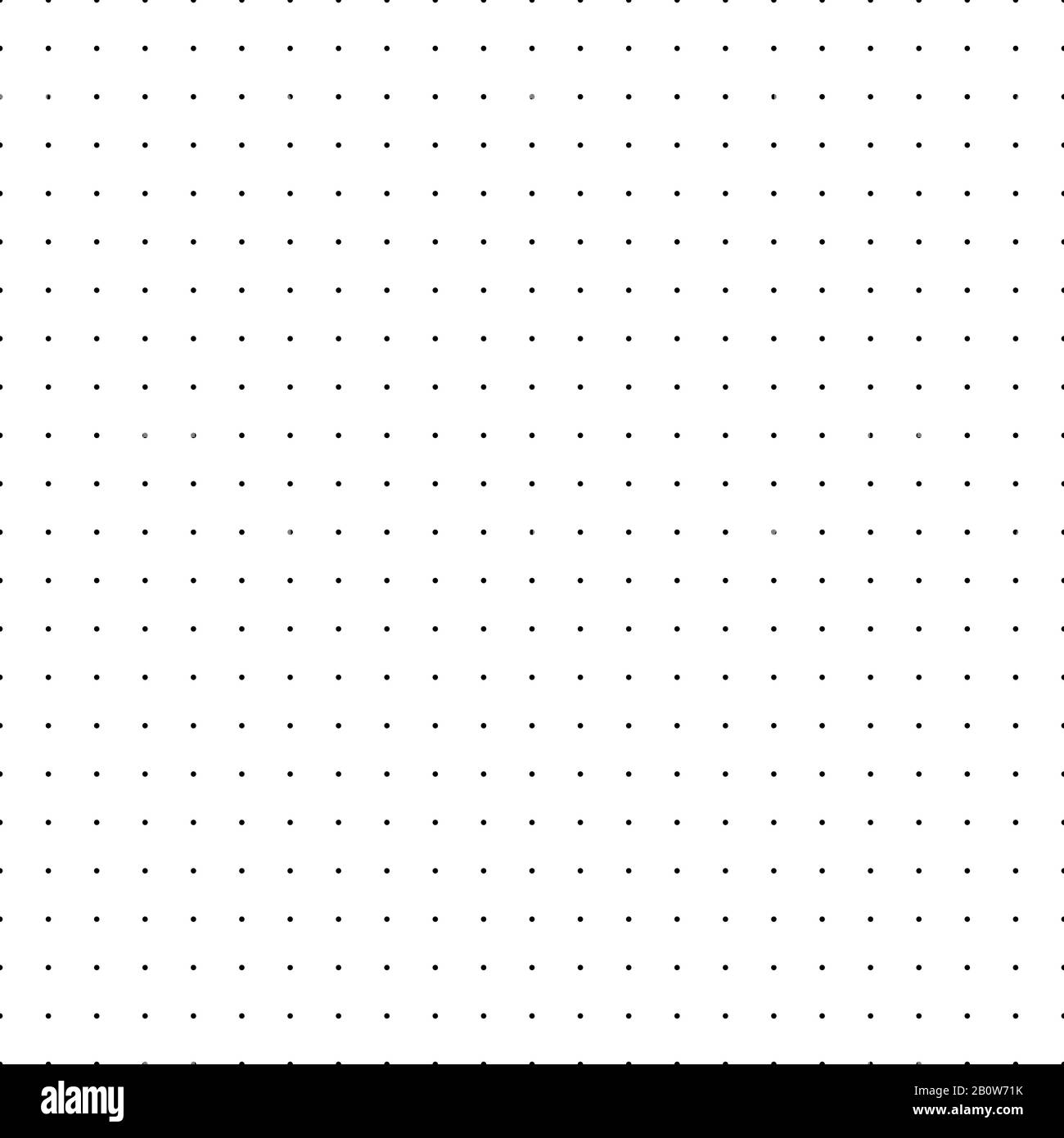 Dotted grid. Seamless pattern with dots. Simplified matrix vector refill Stock Vector Image ...