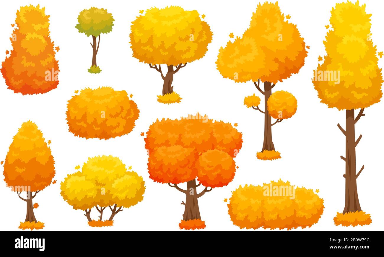 Cartoon Fall Tree