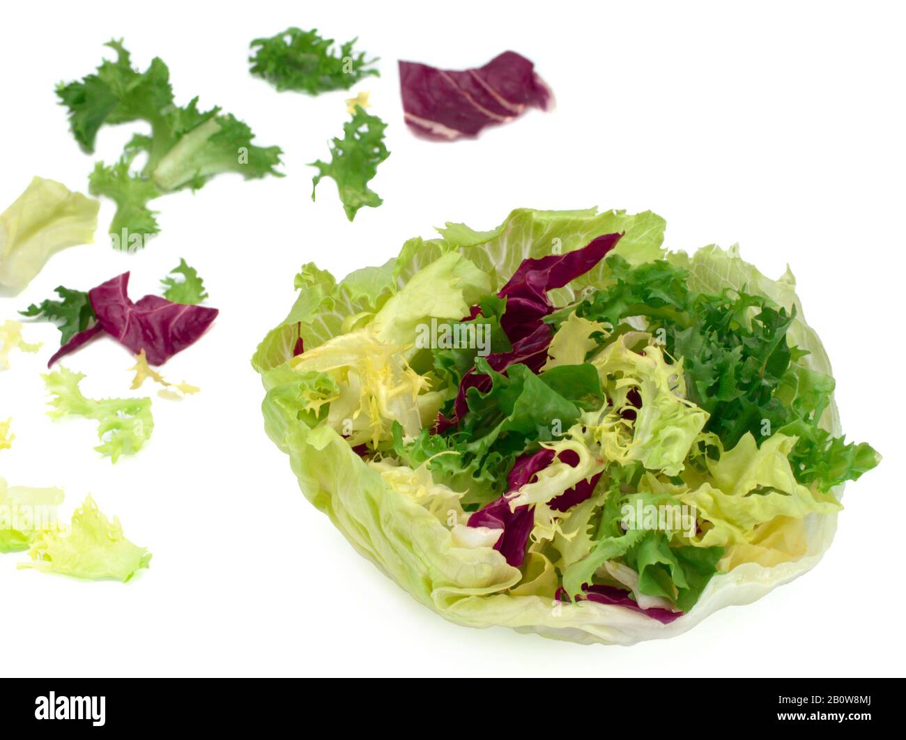 Mixed Green Salad Stock Photo - Alamy