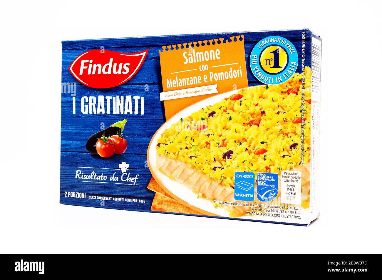 FINDUS Salmon with Eggplant, Tomatoes and Breadcrumbs. Findus is a ...