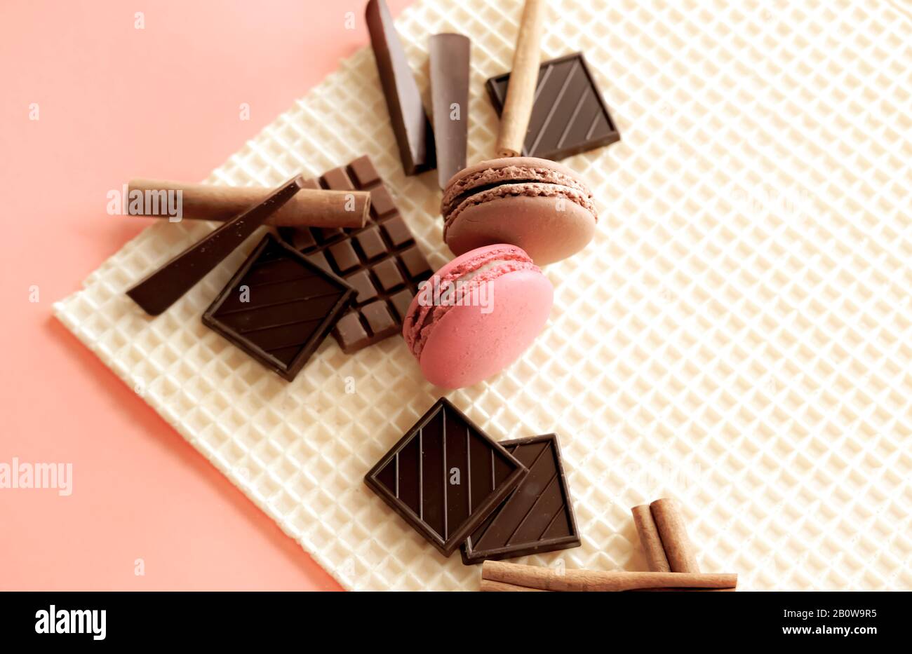 Sweet food background Stock Photo - Alamy