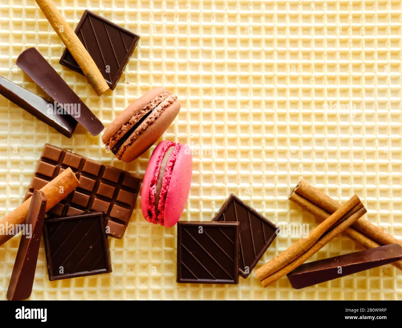 Sweet food background Stock Photo - Alamy