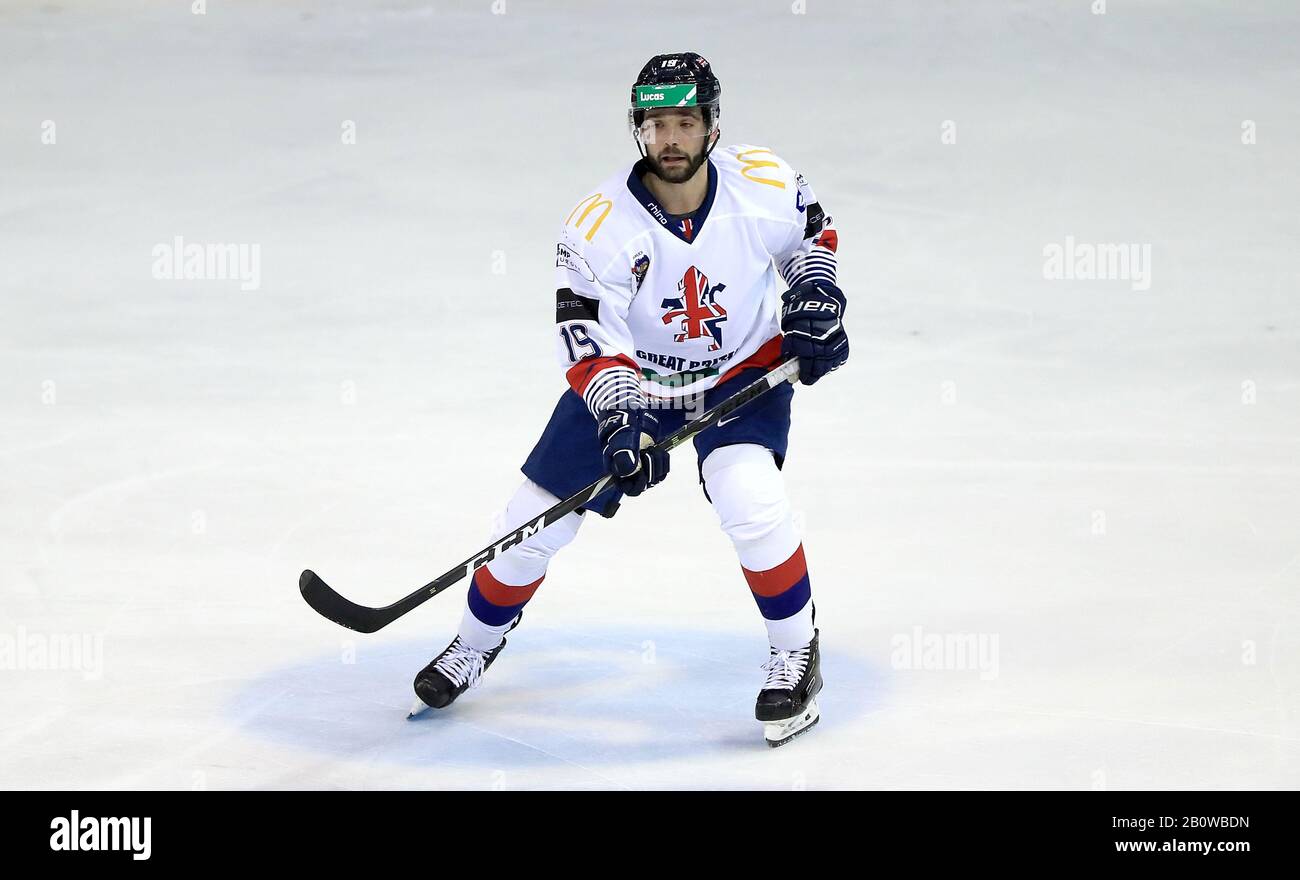 Great Britain's Luke Ferrara during the Olympic Pre-Qualification Round ...