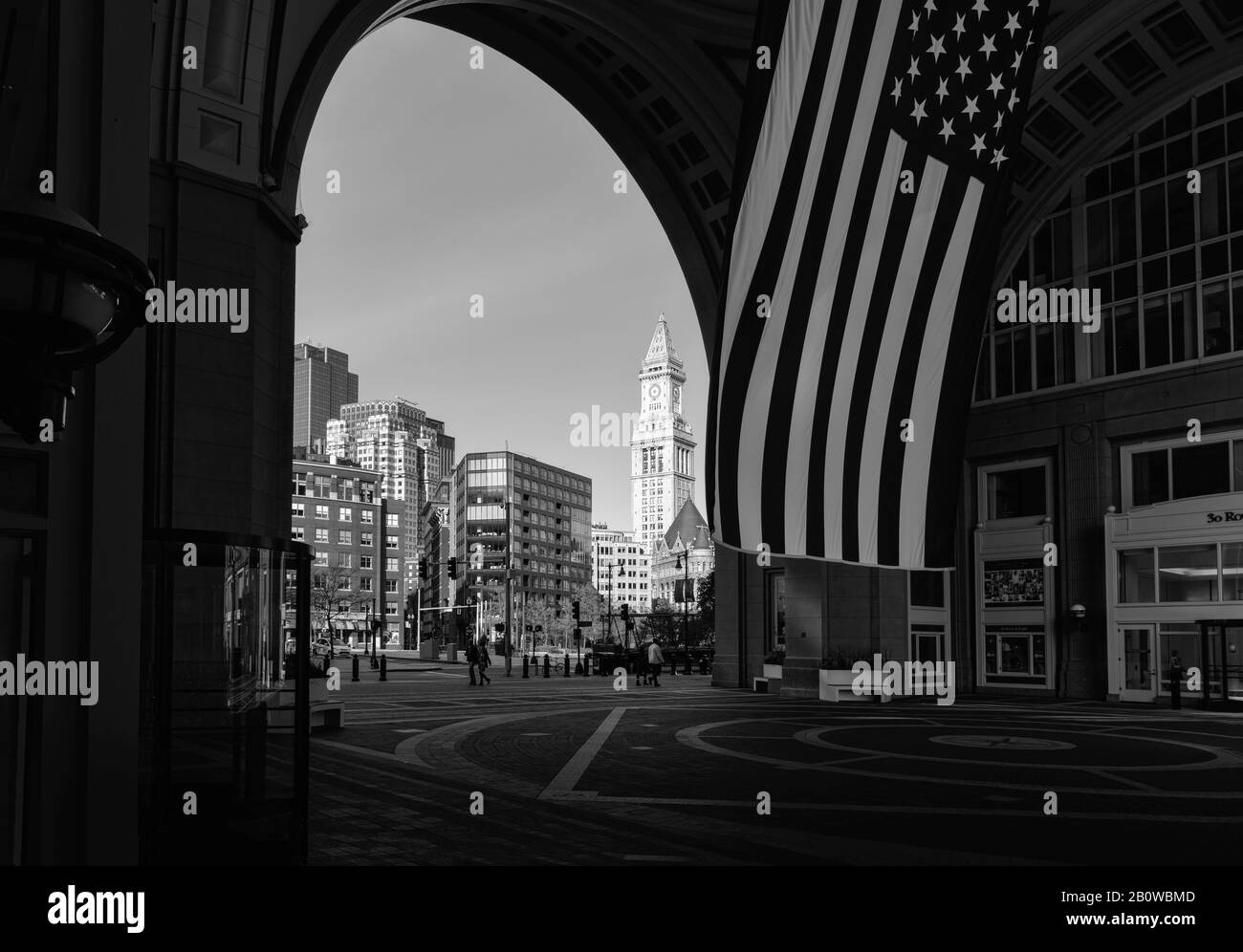 Rowes Wharf Boston waterfront Stock Photo - Alamy