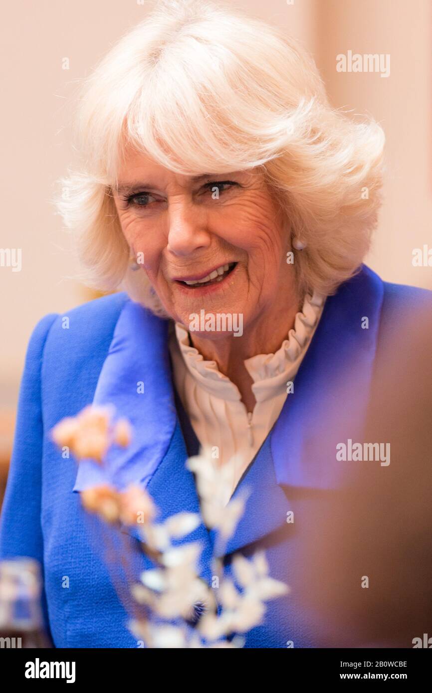 HRH Camilla, Duchess of Cornwall all smiles while visiting the Kiln ...