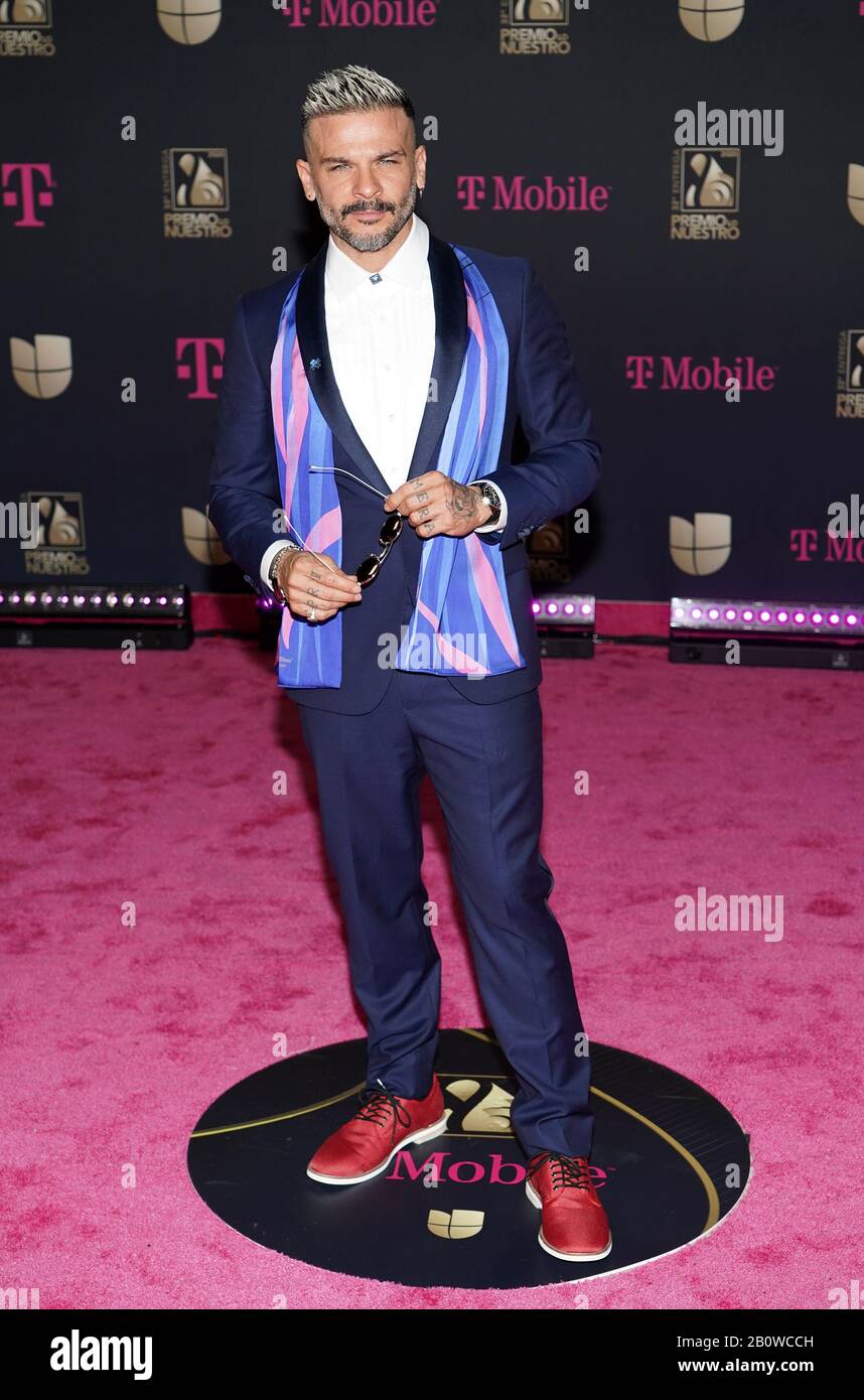 MIAMI, FLORIDA - FEBRUARY 20: Pedro Capo attends Univision's Premio Lo ...