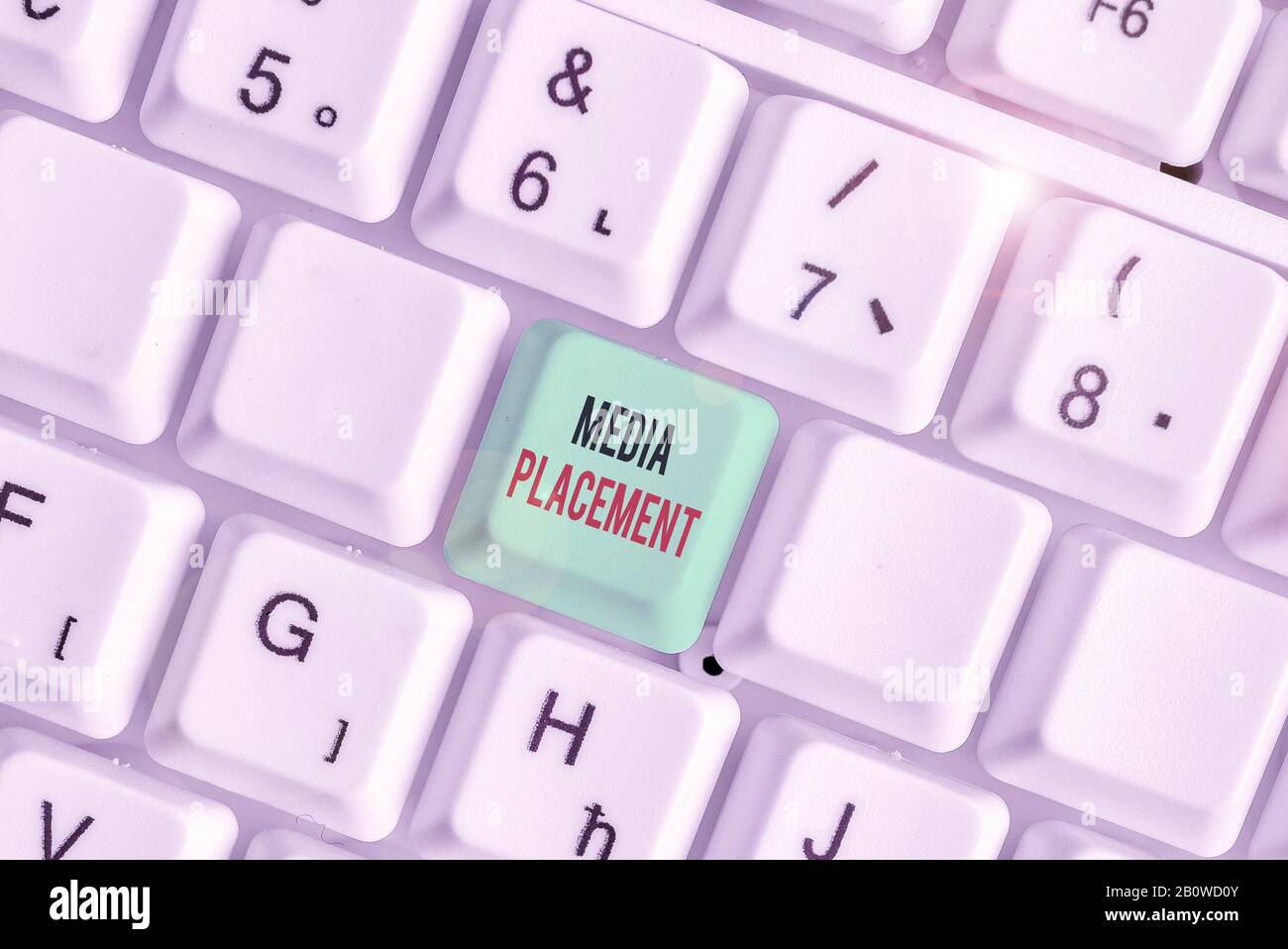 Word writing text Media Placement. Business photo showcasing the method ...