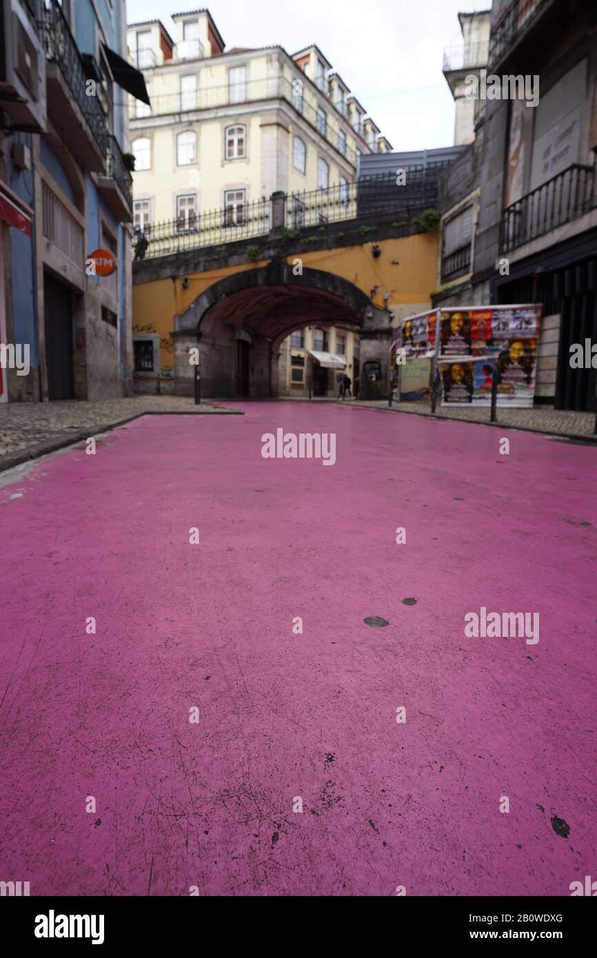 Rua nova do carvalho, lisbon hi-res stock photography and images - Alamy