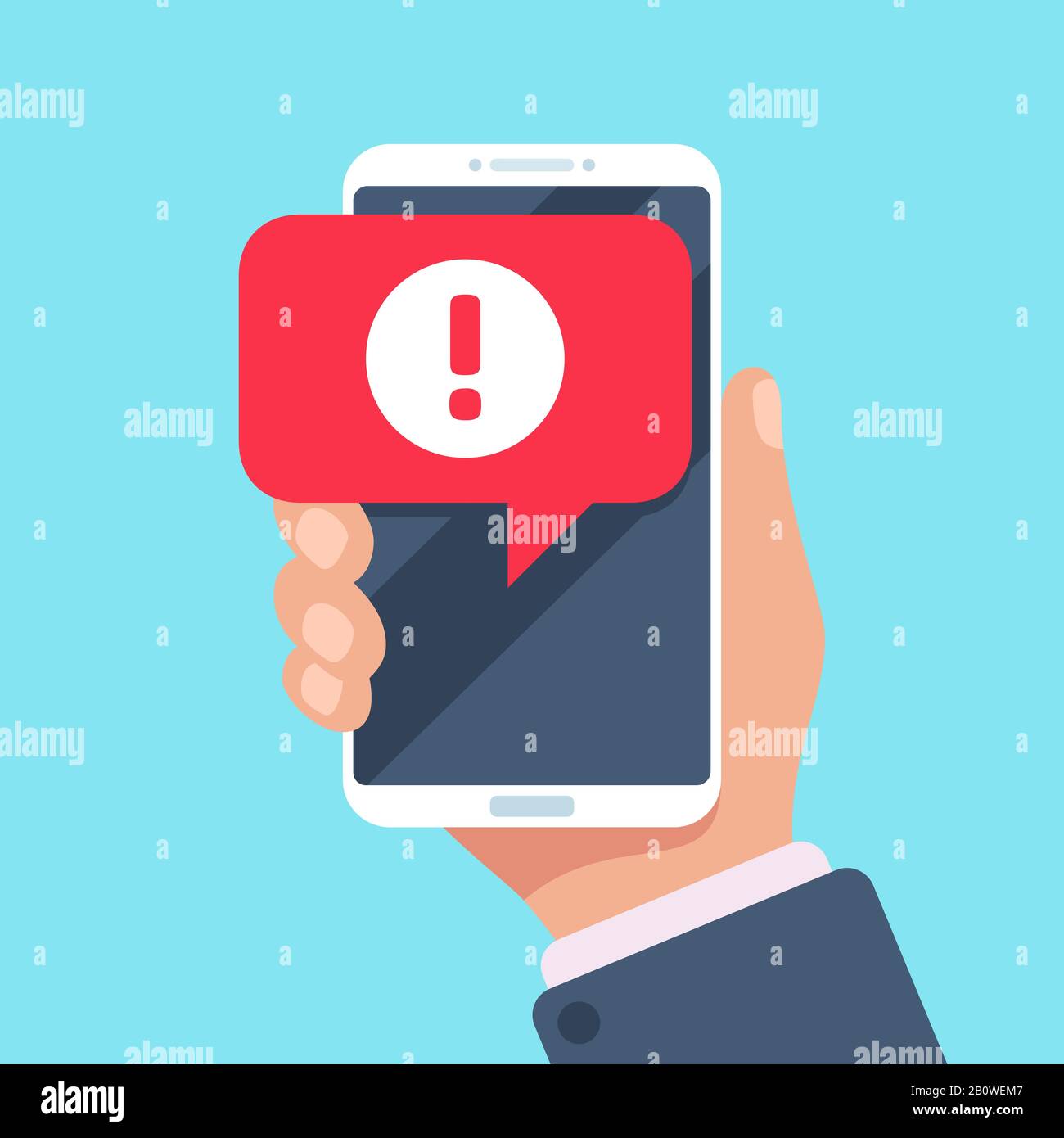 Cell exclamation mark Stock Vector Images - Alamy