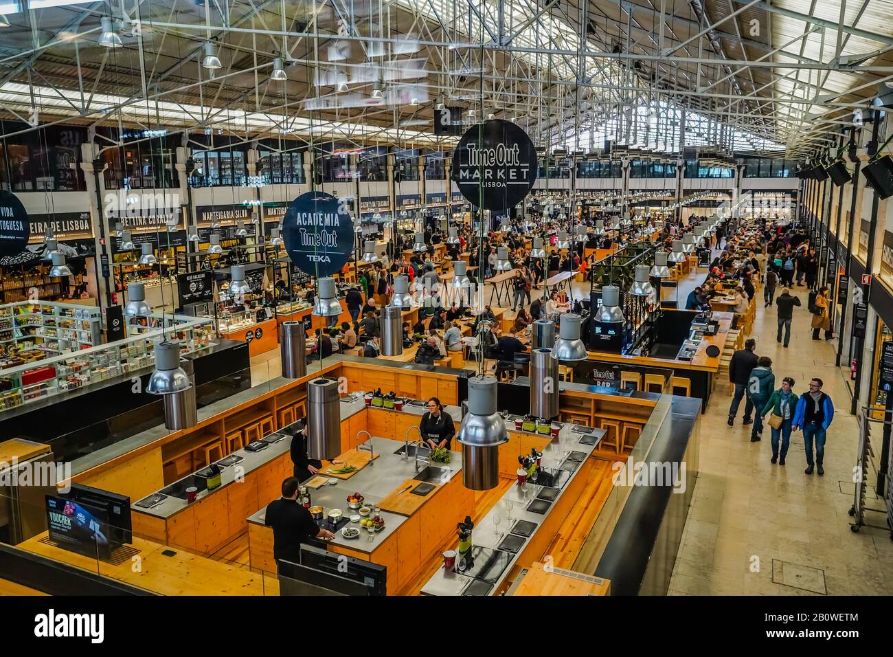 Time Out Market is an open airy food court featuring a wide selection ...