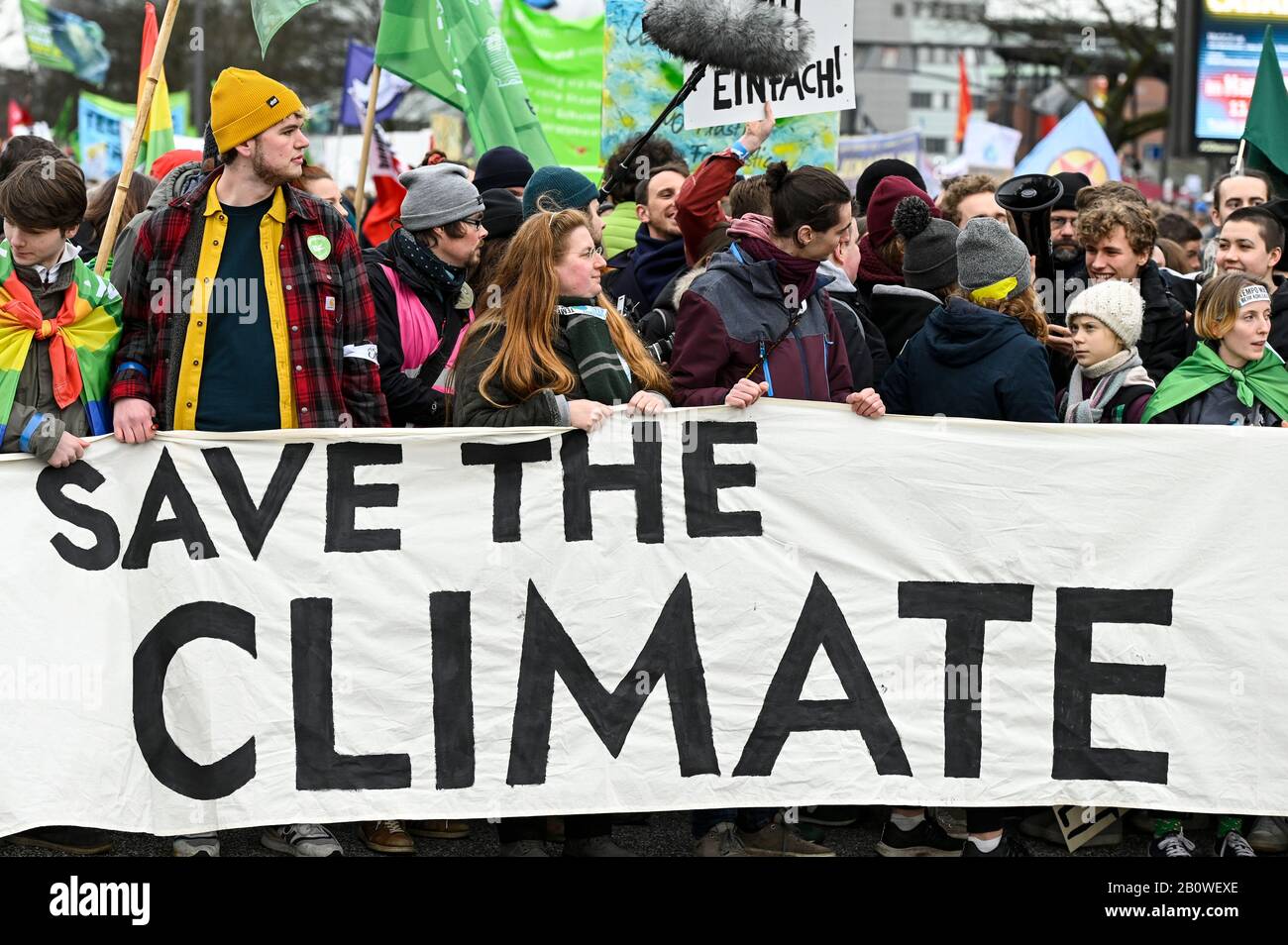 GERMANY, Hamburg city, Fridays for future movement, Save the Climate ...