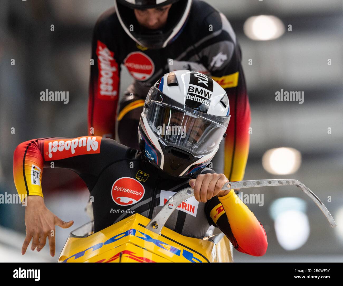 Altenberg, Germany. 21st Feb, 2020. Bob: World Championship, two-man ...
