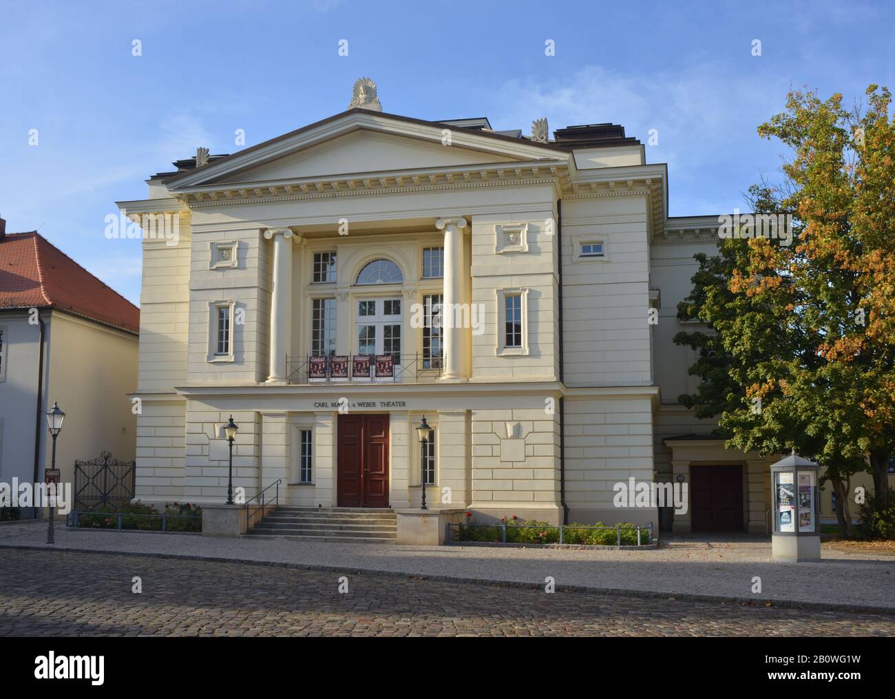 Bernburg, Germany Carl-Maria-von-Weber Theater building in the city ...