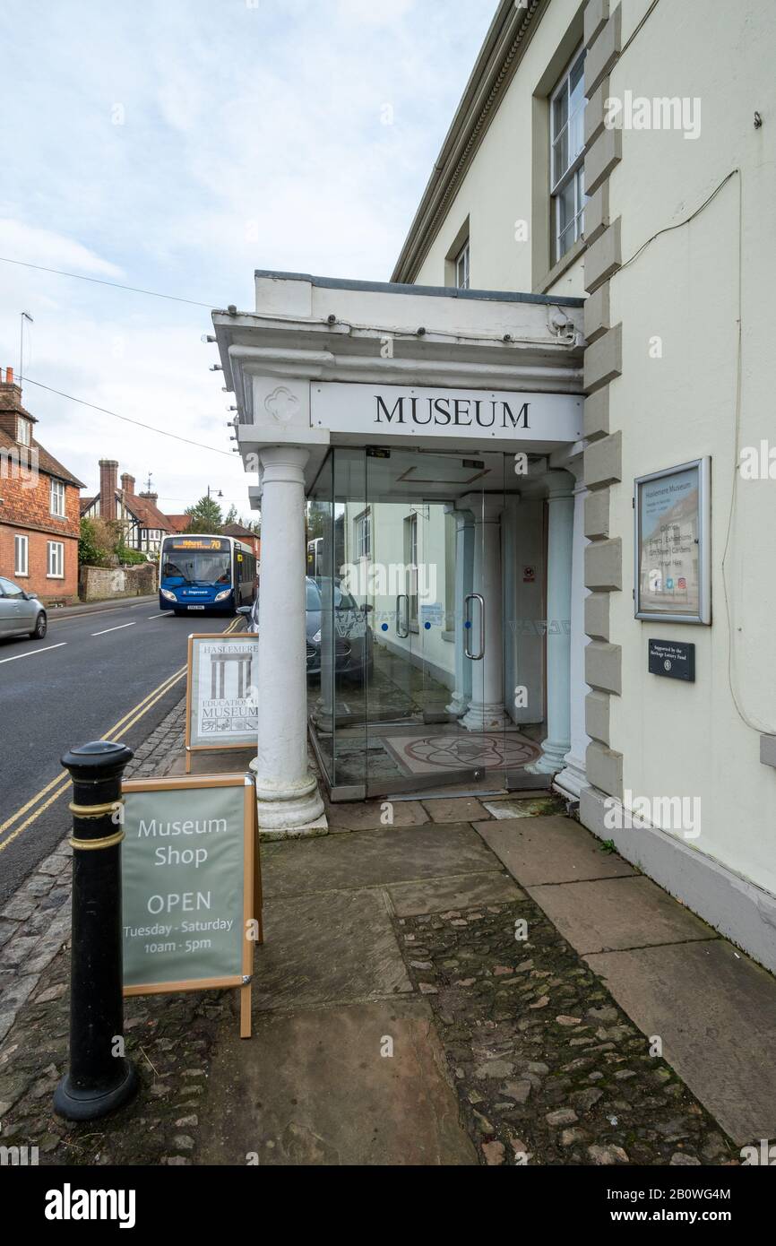 Haslemere Museum in Surrey, England, UK Stock Photo - Alamy