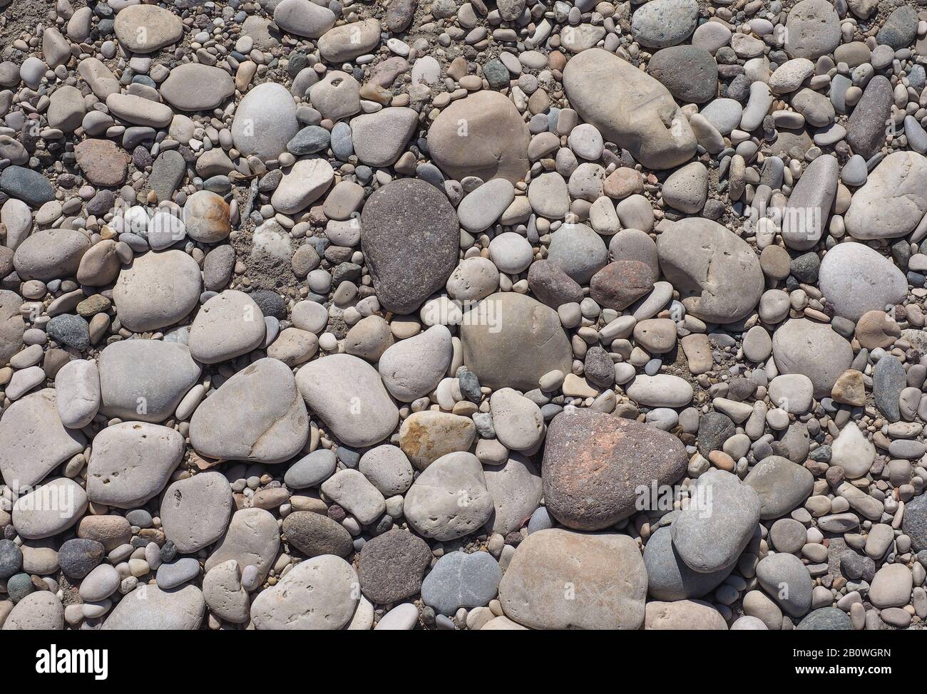 grey cobble texture useful as a background Stock Photo - Alamy