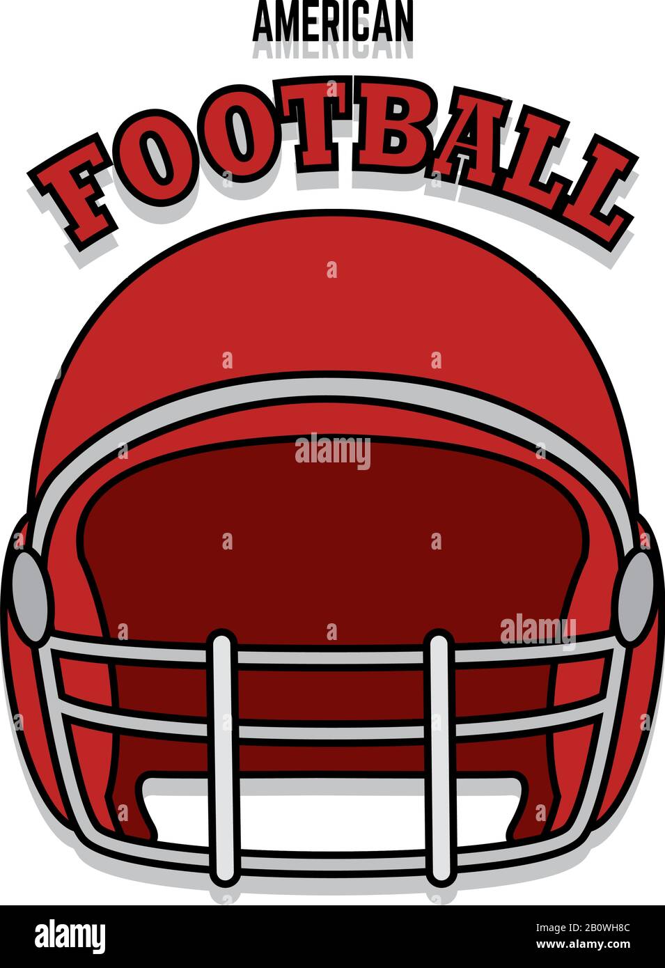 Isolated american football helmet Stock Vector Image & Art - Alamy