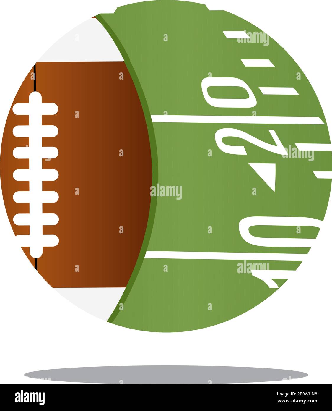 American football game in stadium Cut Out Stock Images & Pictures - Alamy