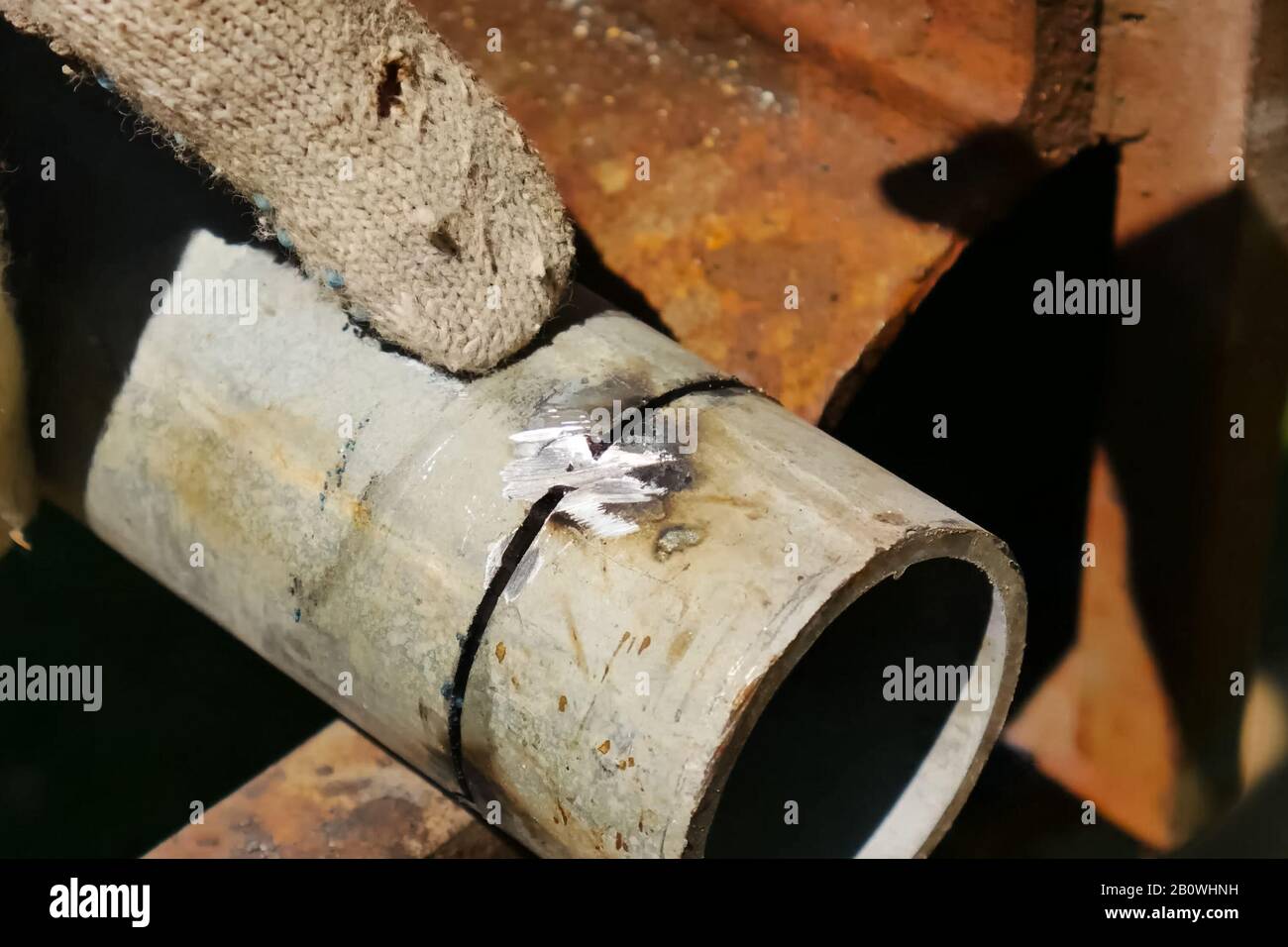 Welding joint hi-res stock photography and images - Alamy