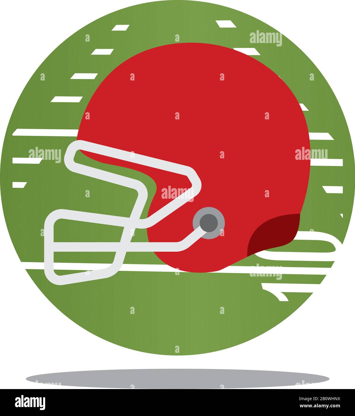 American football button Stock Vector Image & Art - Alamy