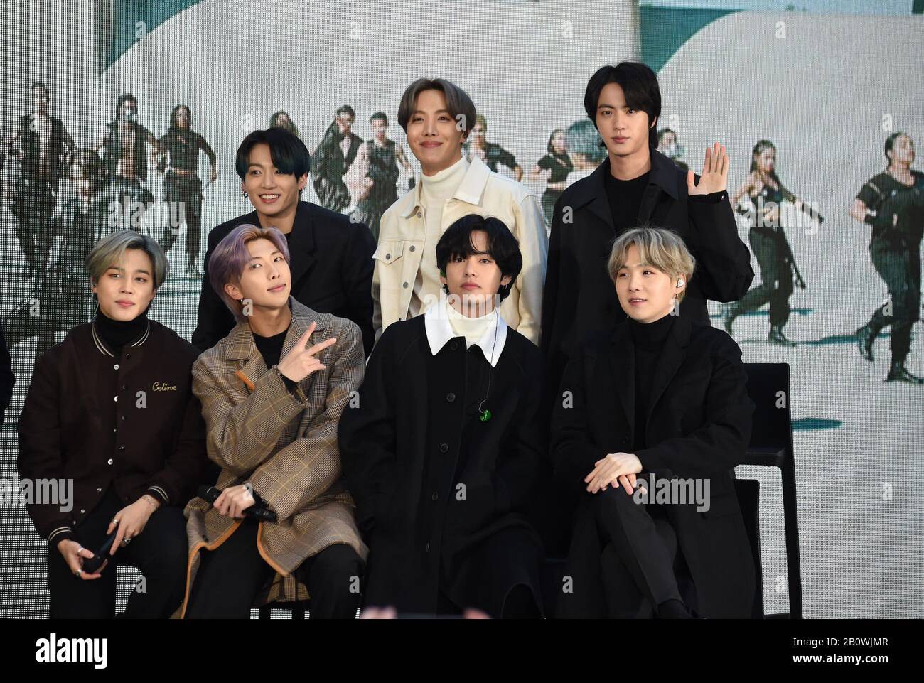 New York, NY, USA. 21st Feb, 2020. BTS, Korean Pop Band at a public ...