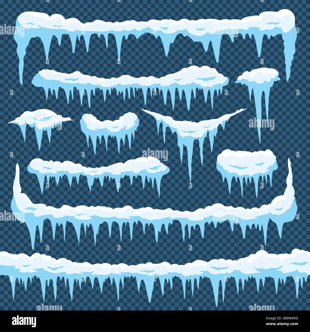Icicle Border Clipart