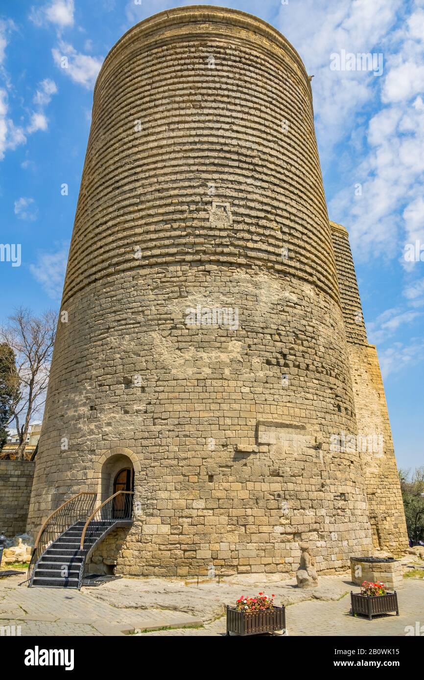 Maiden Tower in Baku Azerbaijan Stock Photo - Alamy