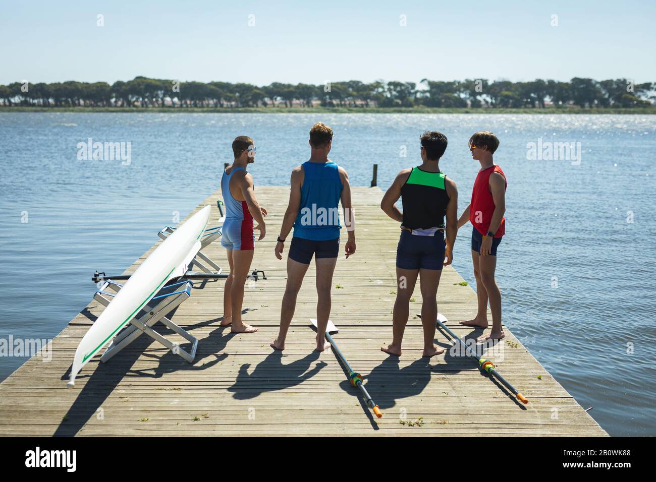 Male sportsman preparing hi-res stock photography and images - Alamy