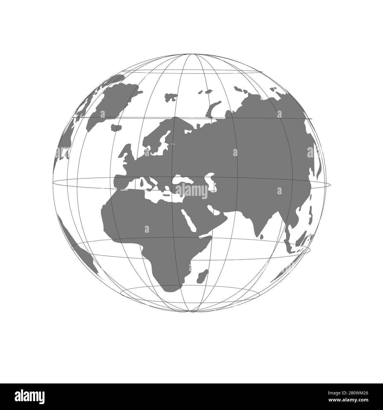 Network background concept earth Black and White Stock Photos & Images ...