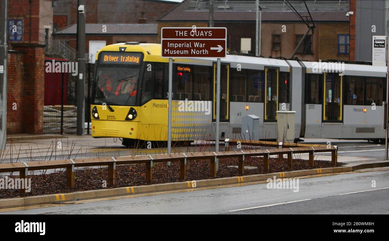 Travelling on metrolink trams hi-res stock photography and images - Alamy
