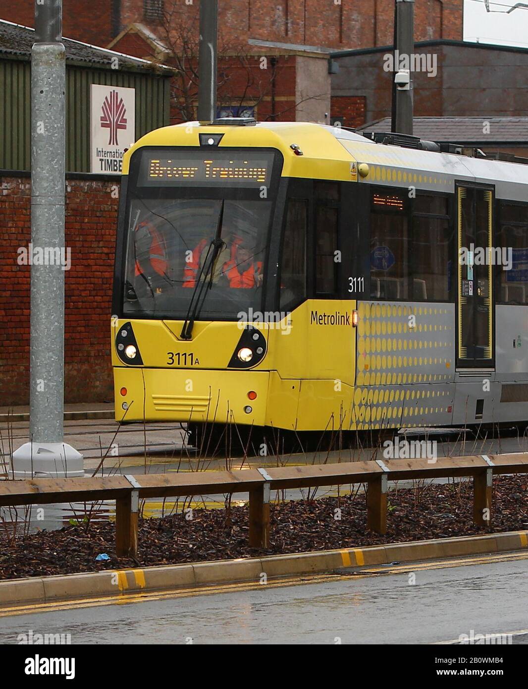 Manchester,Uk New Metrolink trams on test in Media City credit Ian ...
