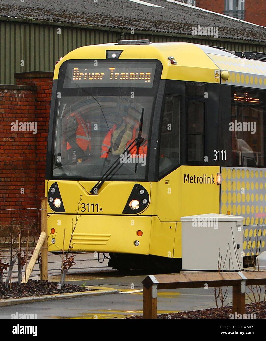Manchester,Uk New Metrolink trams on test in Media City credit Ian ...
