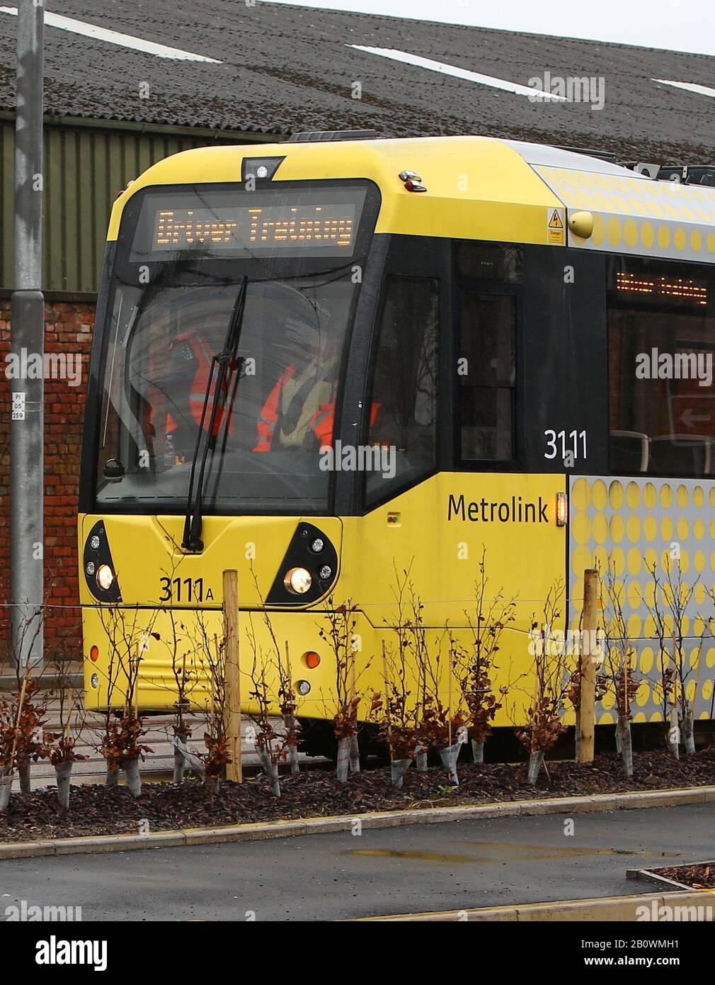 Manchester,Uk New Metrolink trams on test in Media City credit Ian ...