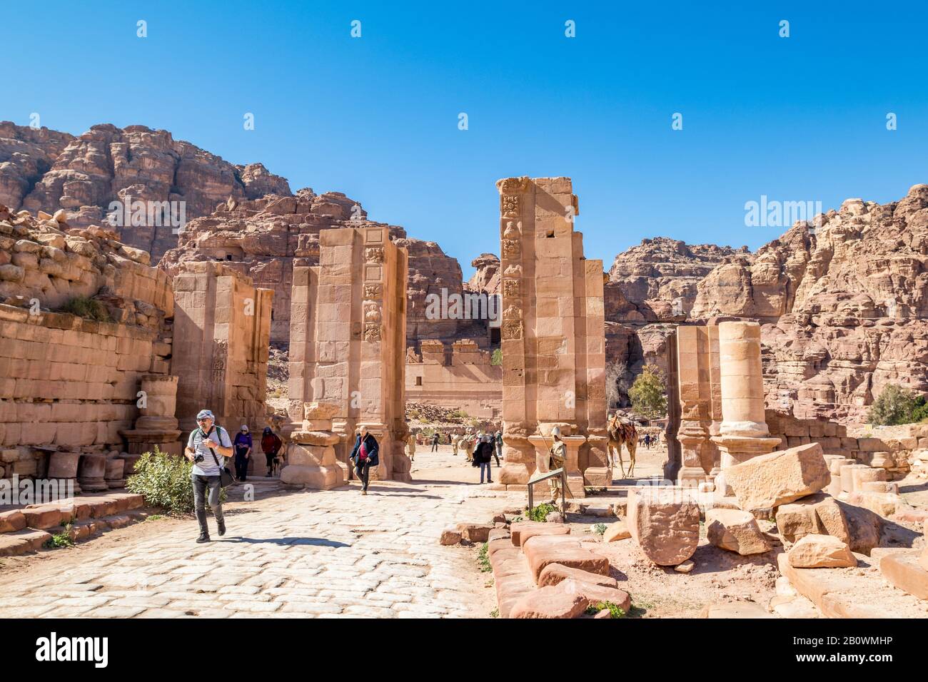 Stone columns of petra hi-res stock photography and images - Alamy