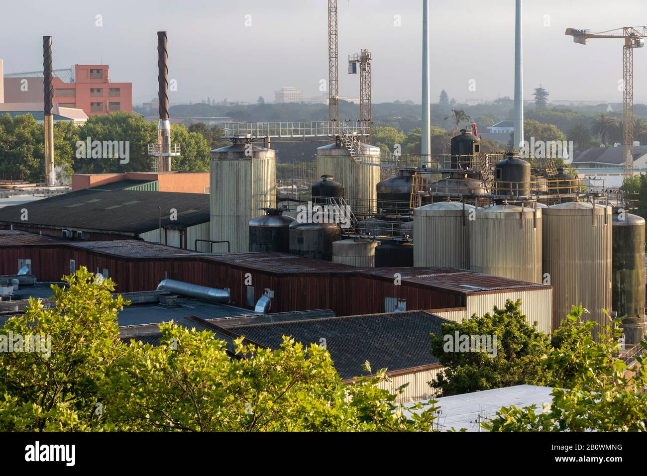 Newlands, Cape Town, South Africa. Dec 2019. Newlands brewery an ...