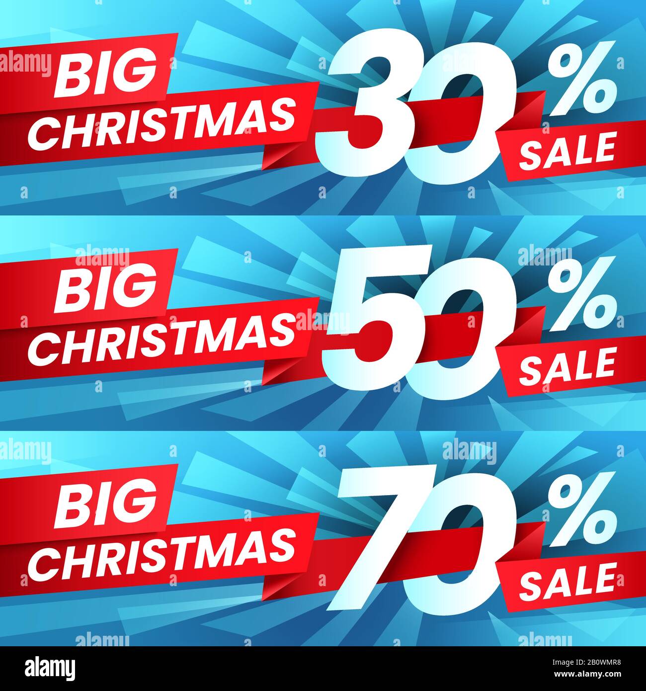 Christmas Sale Discount. Xmas advertising sales discounts deals, winter ...