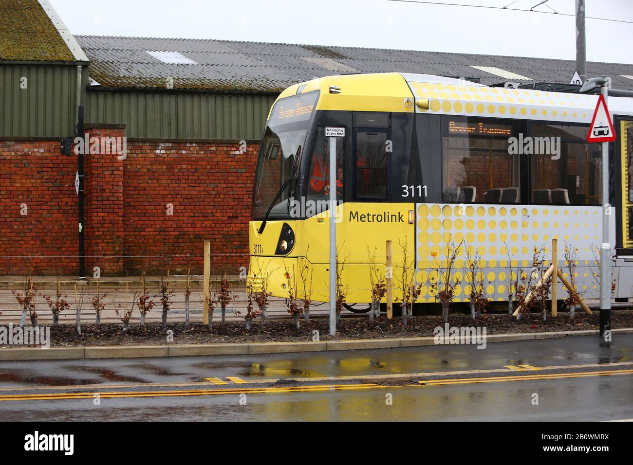 Manchester,Uk New Metrolink trams on test in Media City credit Ian ...